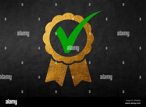 Quality Assurance Of Business Services Businessman Hand Shows The Sign Of The Top Service