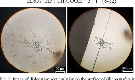 Figure 3 From Defect Formation On The Surface Of Silicon Substrates