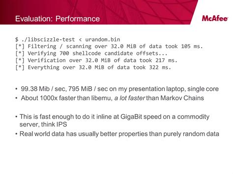 Efficient Bytecode Analysis Linespeed Shellcode Detection Ppt
