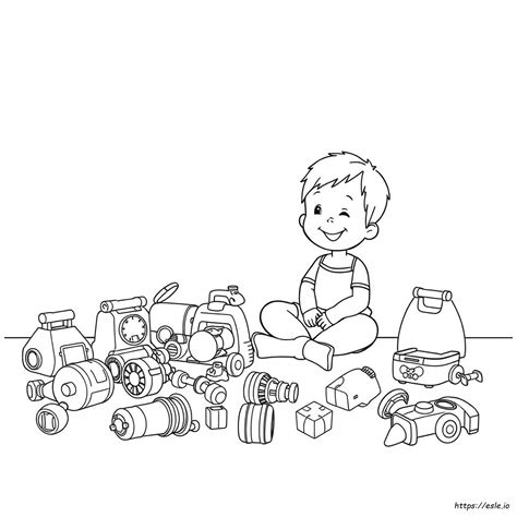 Juguetes Y Yo Dibujos Para Colorear