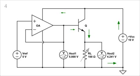 Power Supply Are An Emitter Follower And An Op Amp Voltage Follower