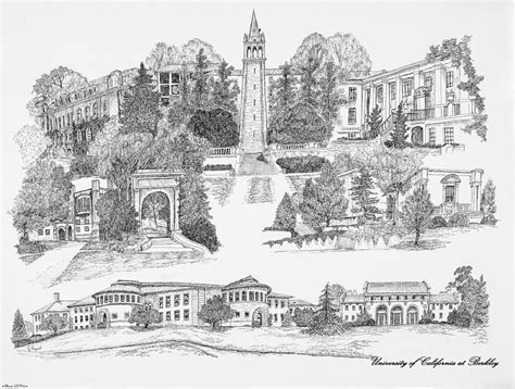 University Of California At Berkeley Digital Art By Jessica Bryant Pixels