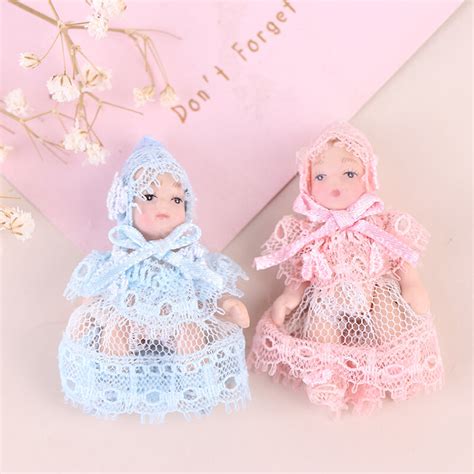1 12 인형의 집 미니어처 귀여운 아기 인형 사람 모델 신체 관절 움직일 수 있는 인형 신제품 인형 And 부속품