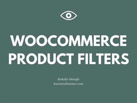 woocommerce how to enable product filters i e ajax filters