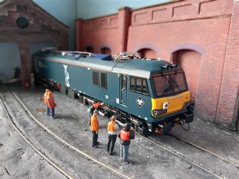 Class 92 Causes A Stir On Shed Rmodeltrains