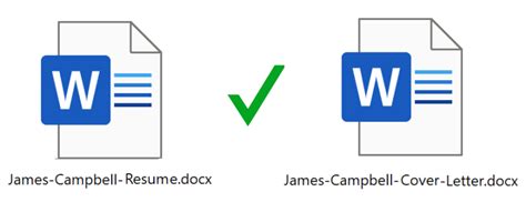 What To Name A Resume Cover Letter File With Examples Tips