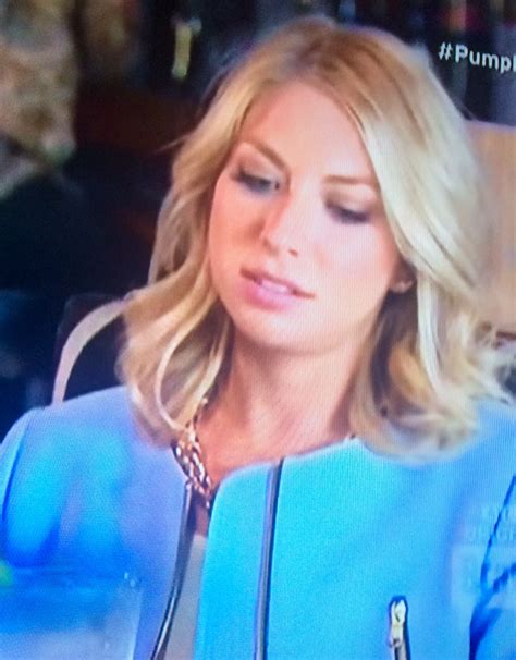 Stassi Schroeders Blue Jacket Chain Necklace And Ring Big Blonde Hair