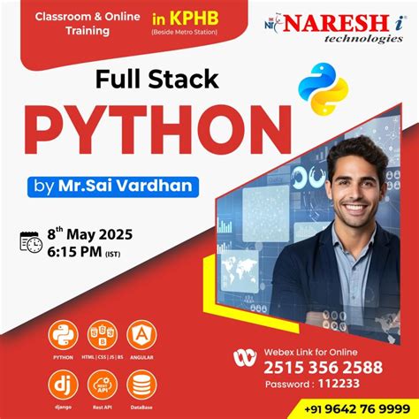 Free Python Masterclass Learn Python And Full Stack Python Training
