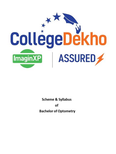 Optometry Syllabus Updated Pdf Optometry Refractive Index