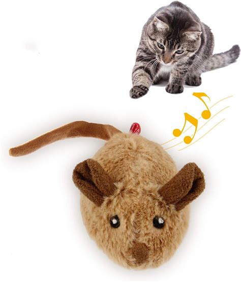 Gigwi Moving Cat Toy Mouse Interactive Cat Toys Mice Electronic With