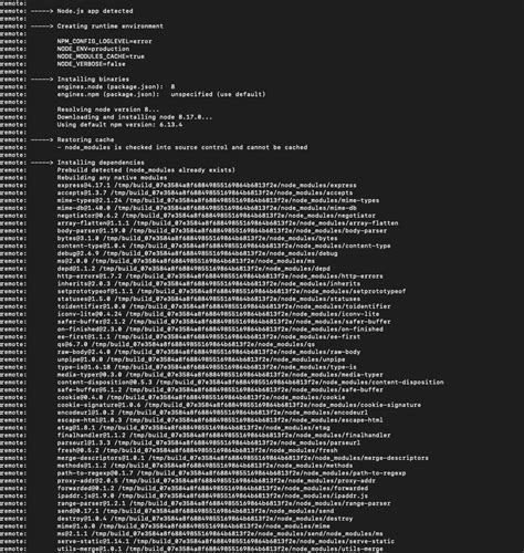 Javascript Nodejs Application Running On Heroku Fails When Getting