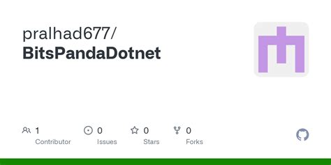 GitHub Pralhad BitsPandaDotnet