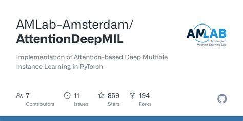 Github Amlab Amsterdam Attentiondeepmil Implementation Of Attention Based Deep Multiple