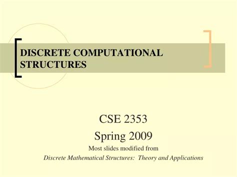 ppt discrete computational structures powerpoint presentation free