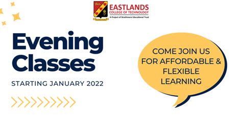 Evening Classes Eastlands College Of Technology