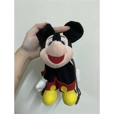 已售完勿下標 早期 絕版 日本迪士尼 米奇米老鼠 孩童 小孩 兒童後背包 置物袋 束口袋 蝦皮購物