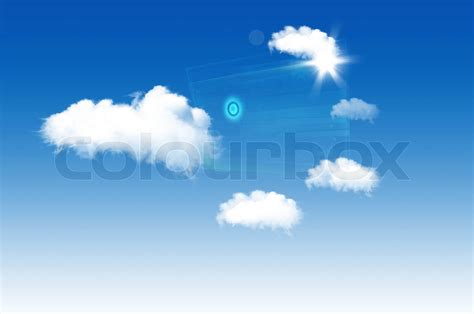 Colud Computing Concept And Network Diagram Stock Image Colourbox
