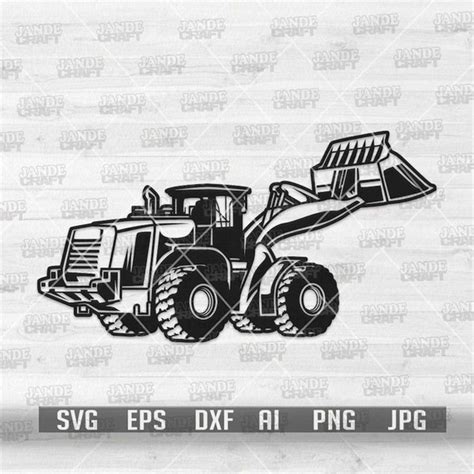 Front End Loader Svg Heavy Equipment Clipart Constructio Inspire
