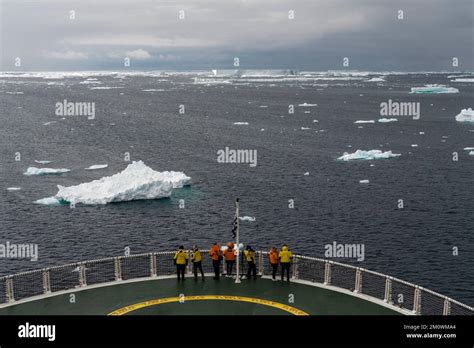Expedition Ship Le Commandant Charcot Exploring The Larsen C Ice Shelf Weddell Sea Antarctica