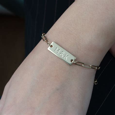 Personalized Couple Initial Bracelet