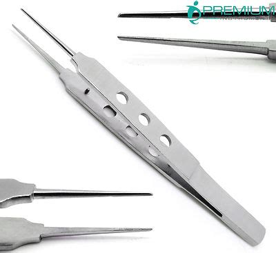Mcpherson Tying Forceps 4 Straight Ophthalmic Smooth Suture Surgical