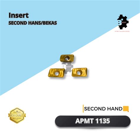 Jual Insert Apmt 1135 Second Hand Bekas Carbide Seken Material Keras