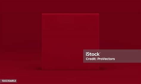 빨간색 3d 제곱 벽 기하학적 수직 기초 모서리 장식 요소 사실적인 벡터 0명에 대한 스톡 벡터 아트 및 기타 이미지 0명