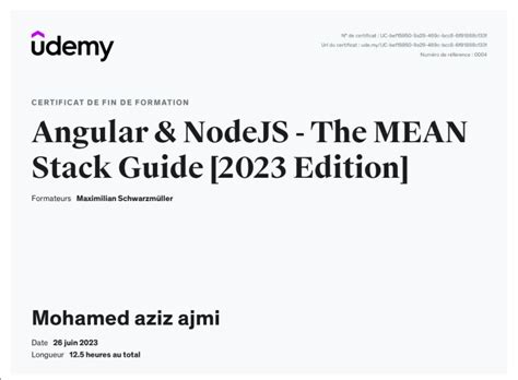 Mohamed Aziz El Ajmi On Linkedin Angular Nodejs Expressjs Mongodb