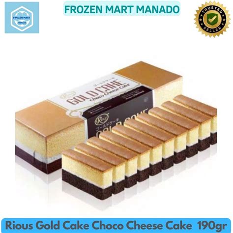Jual Rious Gold Cake Choco Cheese Cake 190gr Frozen Mart Manado Frozen Food Manado Shopee