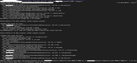 Checkpoint Cannt Load · Issue 351 · Lm Sysfastchat · Github