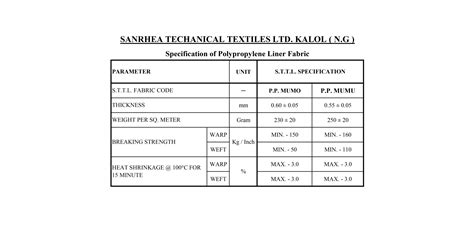 Liner Fabrics Sanrhea