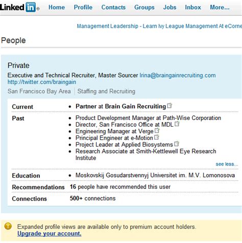 Exploring Private Profiles On Linkedin Boolean Strings