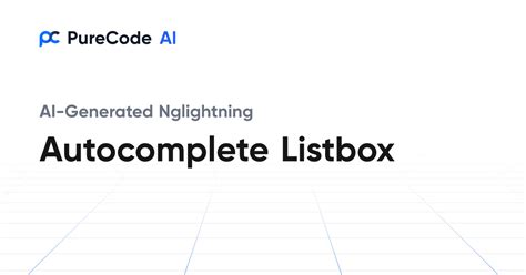 build great nglightning autocomplete listbox components faster using ai
