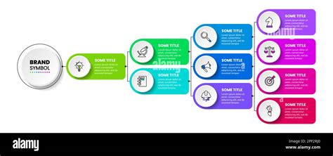 Infographic Template With Icons And 10 Options Or Steps Hierarchy Concept Can Be Used For