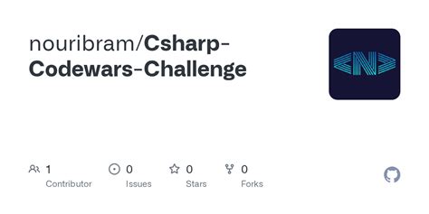 Github Nouribramcsharp Codewars Challenge
