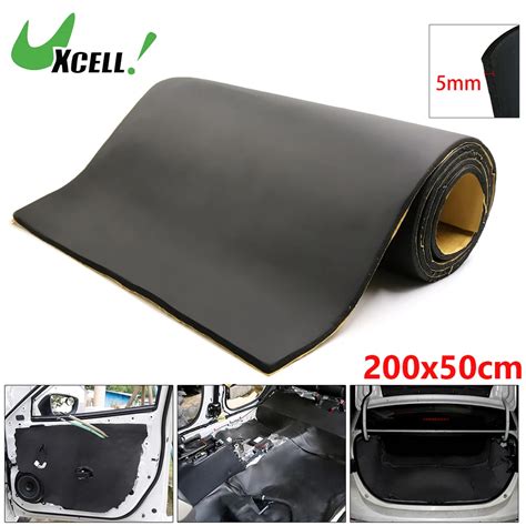 Uxcell 자동차 어쿠스틱 폼 바닥 테일 게이트 방음 데드너 매트 소음 감소 패드 1076x50cm 티몬