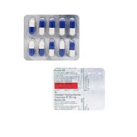 25mg Doxin Doxepin Capsule At ₹ 77 Strip Doxepin Capsules In Nagpur
