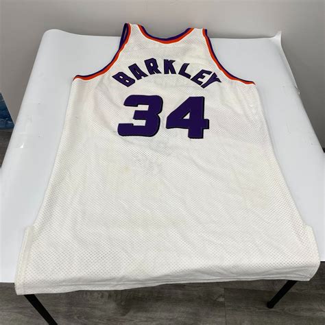 Charles Barkley 1992 93 Signed Game Used Phoenix Suns Champion Jersey