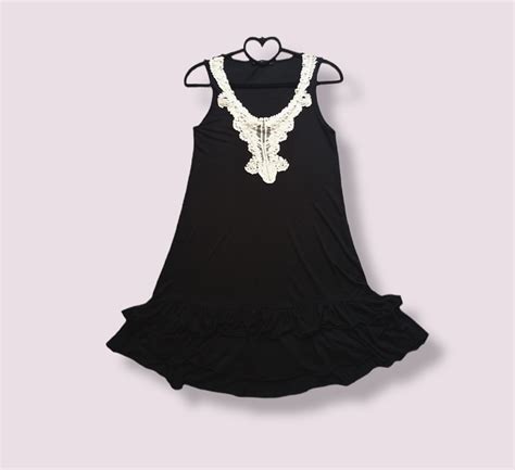 💕 сарафан чорне плаття з мереживом і воланами ламбада Atmosphere — ціна 64 грн у каталозі