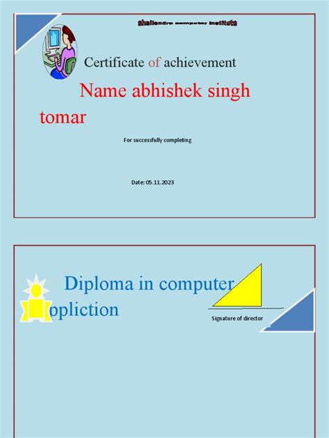 Abhishek Certificate Pdf