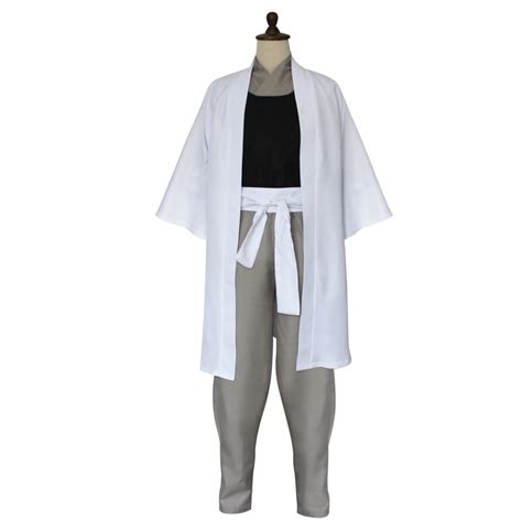 Gintama Sakata Gintoki Japanese Anime Silver Soul Cosplay Costume Robe
