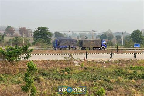 မြ၀တီမြို့စောင့်တပ် ခလရ ၂၇၅ တပ်က အမှတ် ၂ ချစ်ကြည်ရေးတံတားဘက်သို့ စွန့်ခ