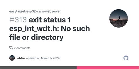 Exit Status 1 Espintwdth No Such File Or Directory · Issue 313