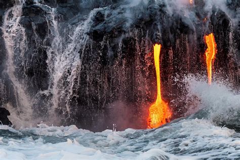 Volcanoes Erupting From Water