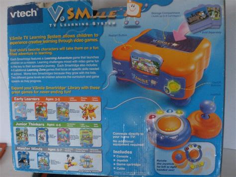 Vtech V Smile Tv Learning System Bundle With Console 1 Controller And 5