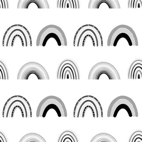 450 Rainbow Clipart Black And White Stock Illustrations Royalty Free