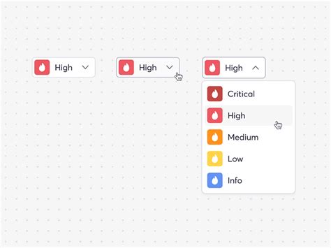 Dropdown Selection Ui Component By Moty Weiss For Cycode Design Team