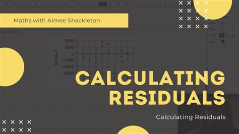 Calculating Residuals Calculating Residuals Clickview