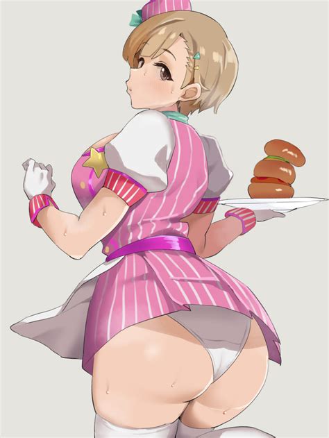 Fast Food Uniform Art Danbooru