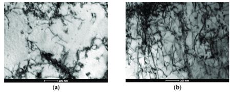 Tem Micrographs Showing Dislocation Structure Of Fe In Annealed State
